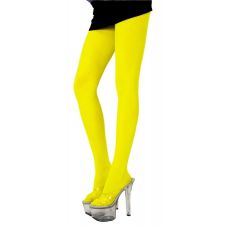 Collant Fluo Jaune, accessoires de fêtes, pas chers - Badaboum