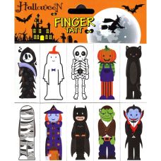 Tatouages de doigt Halloween - Accessoire pas cher - Badaboum.fr