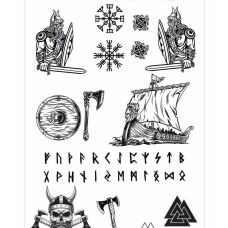 Tatouages autocollants Vikings pas cher - Style nordique et ...