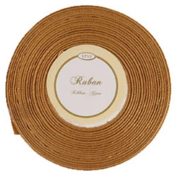 Ruban satin Or 25x6mm pas cher- Badaboum